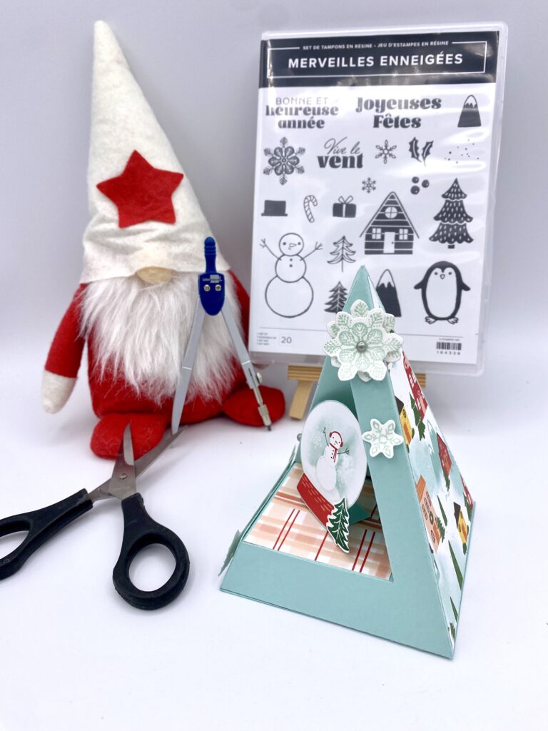 Une pyramide en deco de table | Soph'En Scrap
